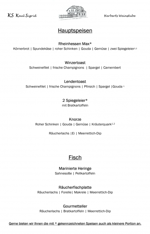 speisekarte - kaul sigrid